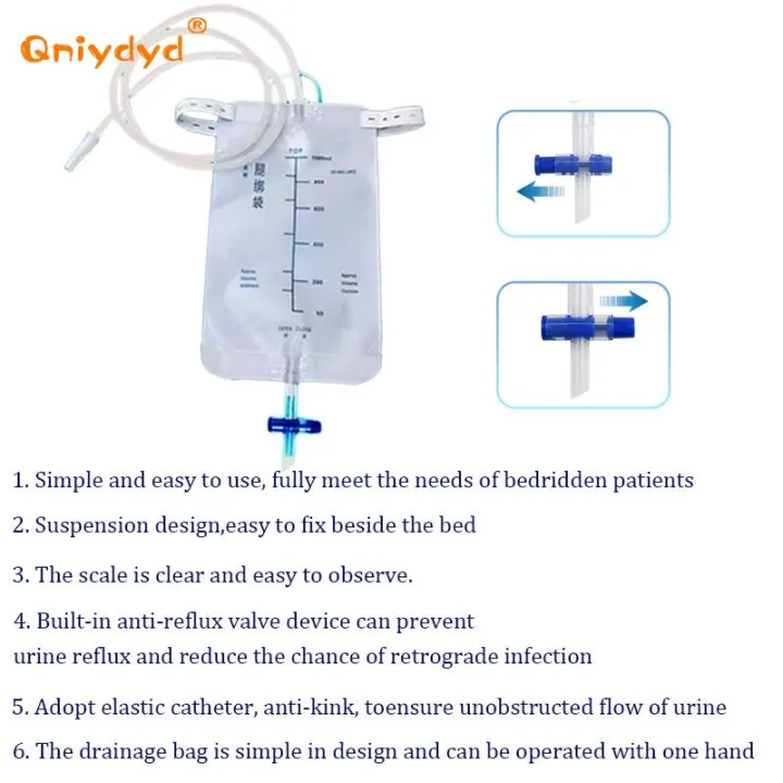Reusable Medical Latex Sleeve Type Urine Bag Male Drainage Catheter Bag ...