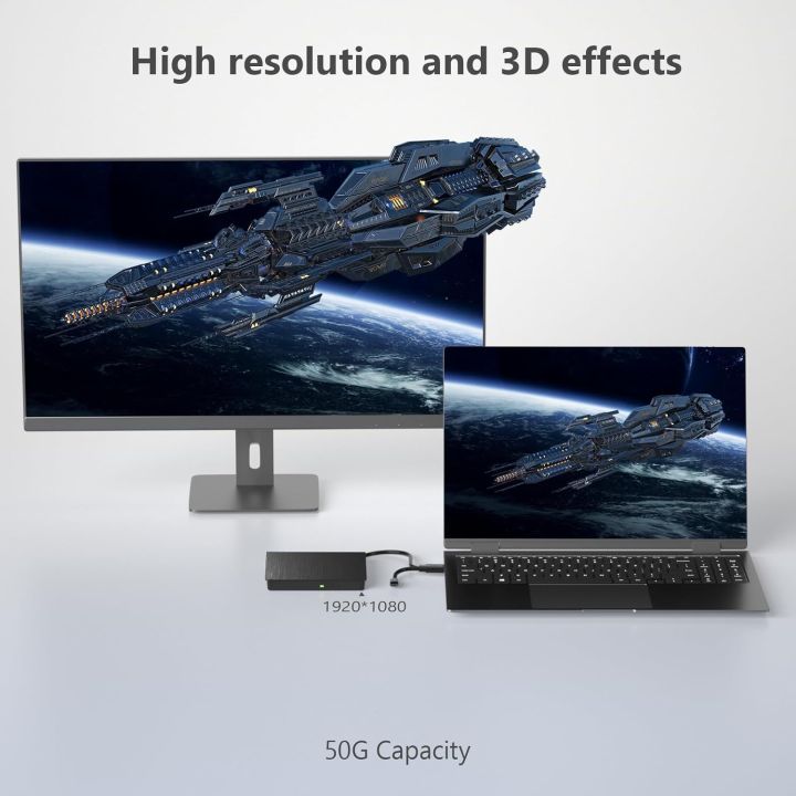 LJIAL External Blu Ray Drive,USB 3.0 & Type C Bluray Burner,CD DVD Blu ...