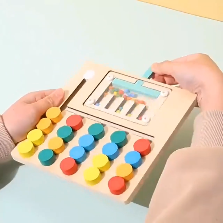 Wooden Montessori Color-Matching Puzzles | Daraz.pk