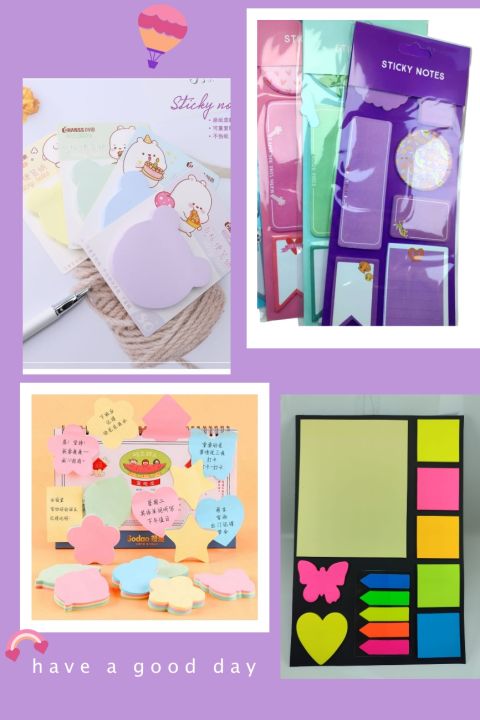 Multi-shape Sticky notes, Fancy Stationary | Daraz.pk