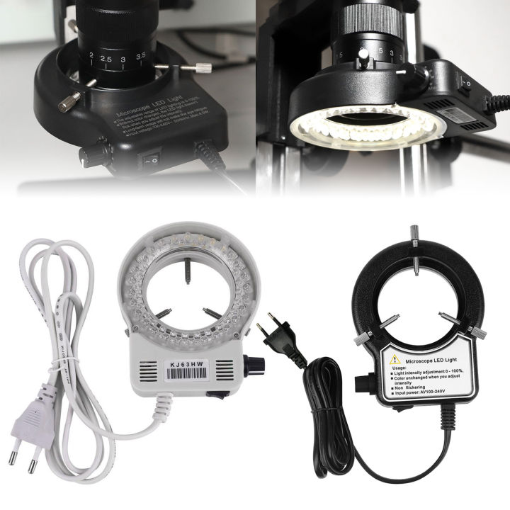 LED Ring Light 1-100% Brightness Adjustable Fill Light For Trinocular ...
