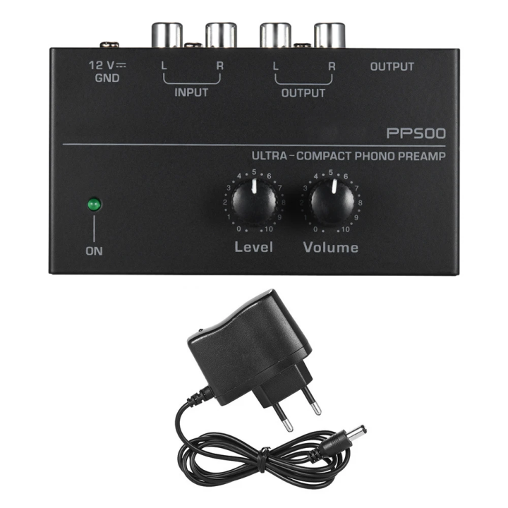 PP500 Phono Preamp Preamplifier Headphone Preamplifier Microphone ...