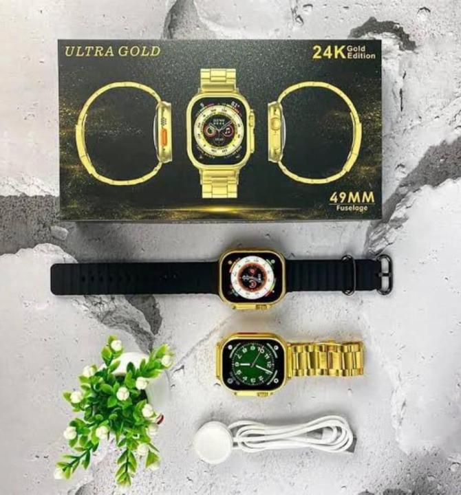 24K Gold Edition Smart Watch, Pack Of 10 | Daraz.pk