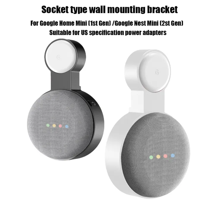 Socket type wall mount bracket suitable For Google Home Mini (1st Gen ...