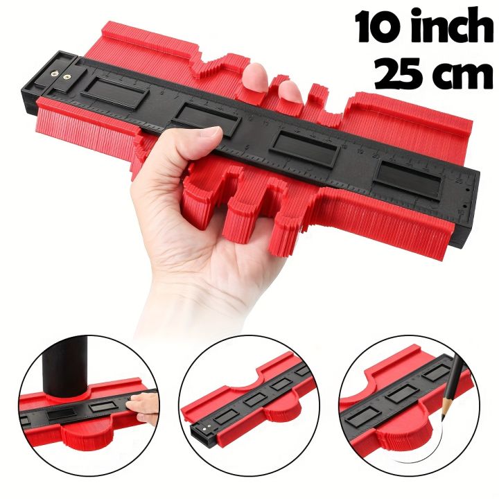 Shape Contour Gauge Duplicator Profile Measuring Angle Ruler Thickness ...