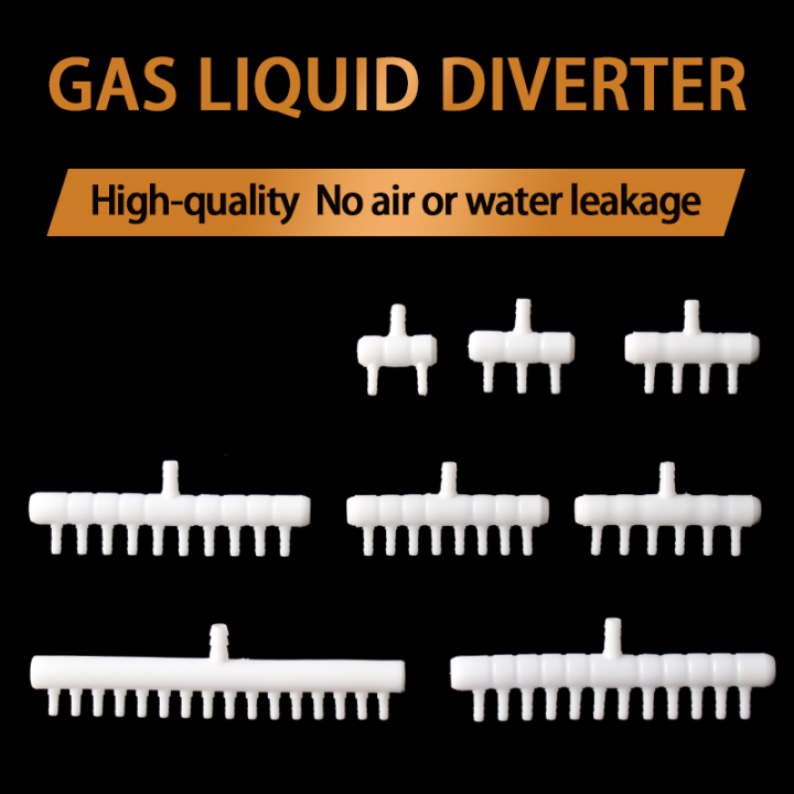 Water flow diverter hose pagoda joint multi head gas liquid irrigation ...