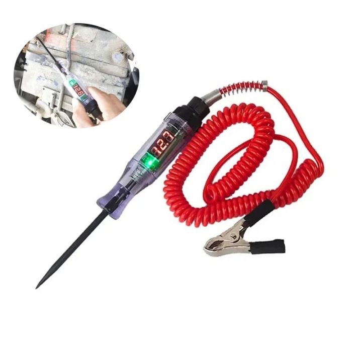 Car Truck Voltage Circuit Tester Auto 6V 24V Tools Car Diagnostic Probe ...