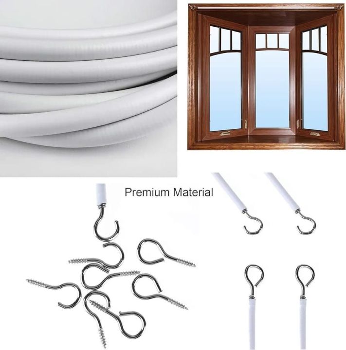 5 Meter Curtain Wire Rod Expanding High Quality Curtain Wire Plastic ...