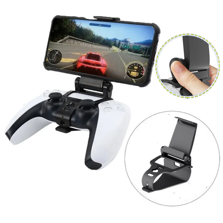 For PS5 Controller Gamepad Mobile Cell Phone Stand Smart Grip Mounting ...
