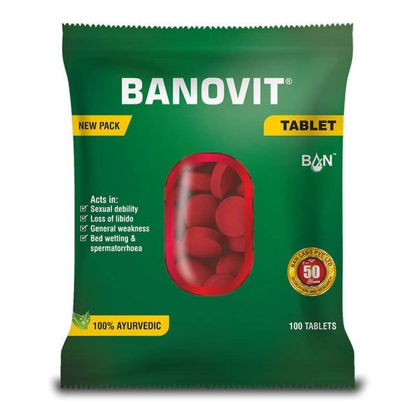 Banovit Tablet 100s For Rejuvenate Entire body with Vigour and Vitality ...