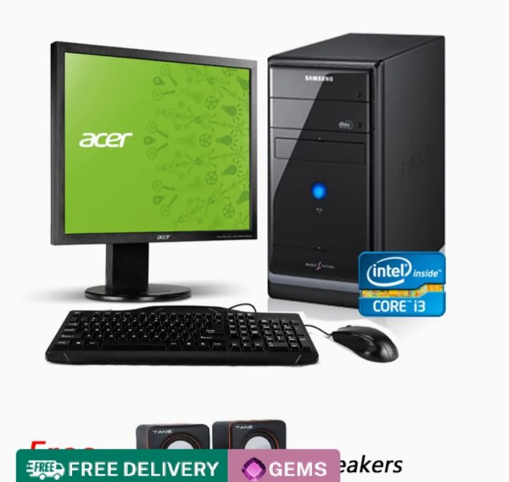 Intel Core i3 Desktop PC with Monitor Complete PC Computer | Daraz.lk