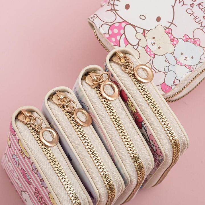 Hello kitty small mini Wallet for the grils luxury short wallets women ...