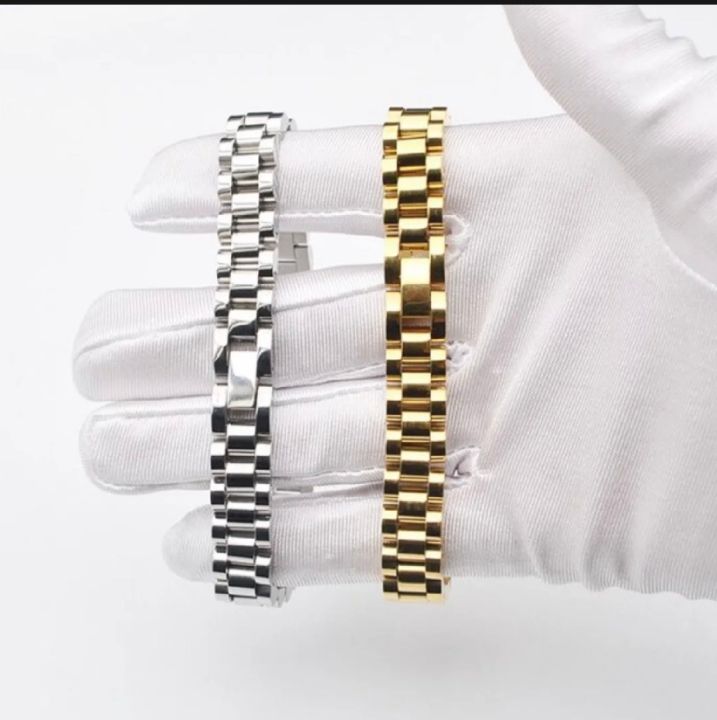 Blqck/Gold/Silver/Gold+silver 4 bracelet in stainless steel heavy ...