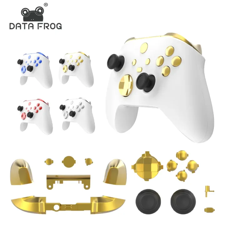 DATA FROG Solid Plating RB LB Bumper RT LT Trigger Buttons Mod Kit For ...