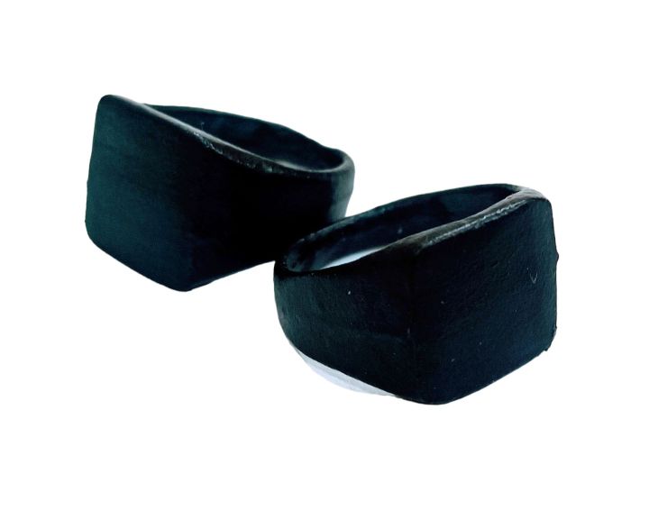 Stylish Black Coded Stainless Steel Ring/Chala For Men / Boys | Daraz.pk