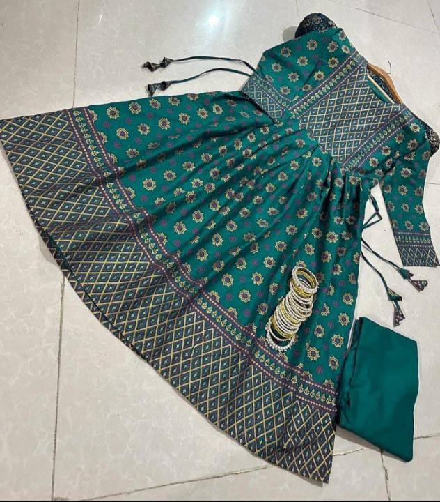 Stylish Collection stitched frock style 2pc dress for women and girls | Daraz.pk