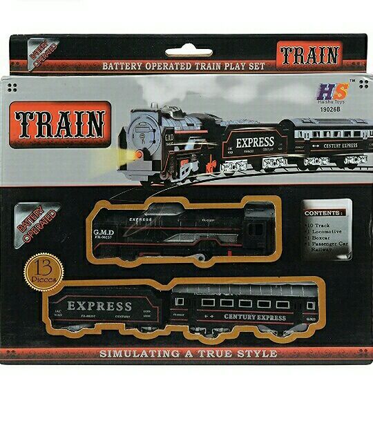 Express Train Set - Battery Operated Black Train Toys for Kids | Daraz.lk