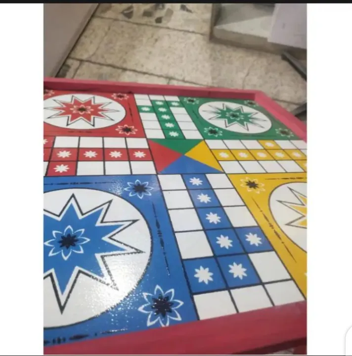 Wooden Ludo Board Game-Bonus Four Different Game on Back Side-Premium ...