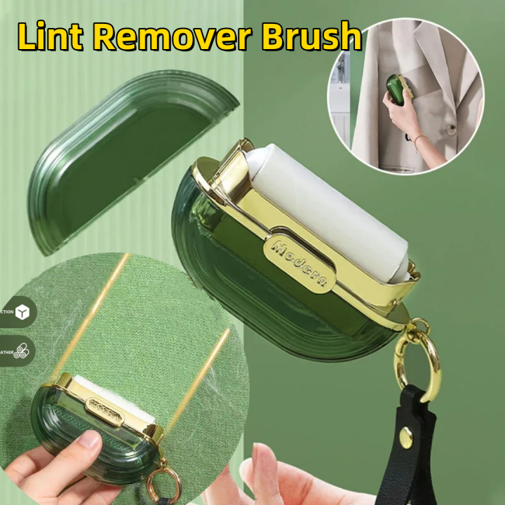 Mini Portable Tearable Roll Paper Sticky Roller Dust Wiper Lint Roller ...