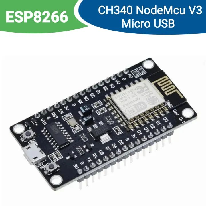 ESP8266 Based Wireless Module CH340G NodeMCU Lolin V3 WIFI IoT Development Board Based ...
