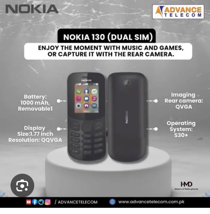 Nokia 130 Dual Sim PTA approved made in Vietnam 💯 soft keypad 👍 Urdu ...
