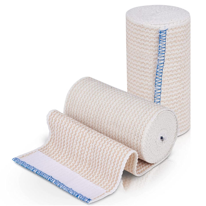 2 Roll Elastic Compression Bandage Wrap - Premium Quality with Self ...