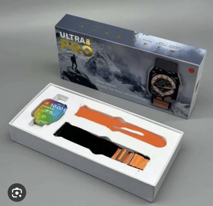 Ultra 8 Pro Smartwatch 49mm GPS Tracker Movement Smart Watch | Daraz.pk