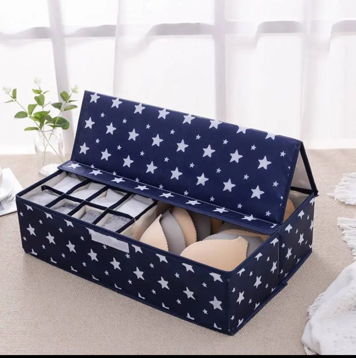 Household Dustproof Storage Box Underwear Bra Socks Ties Storage ...