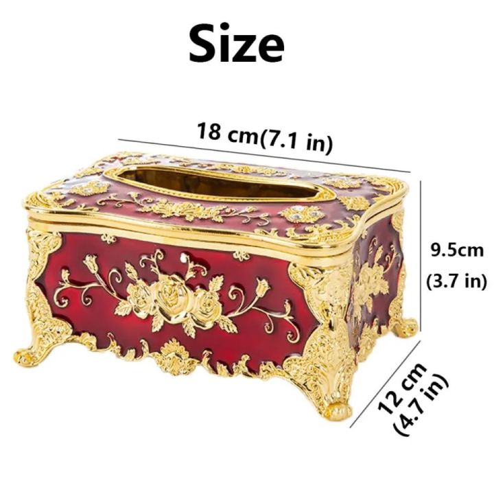 Luxury Tissue box European Style Acrylic Tissue Box Fashion High Grade ...