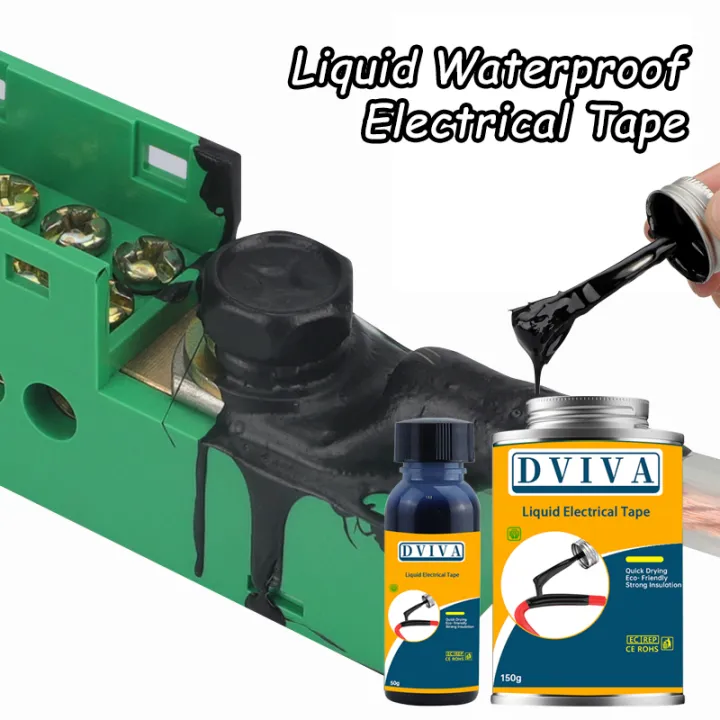 Liquid Electrical Tape Waterproof Epoxy Resin Black Glue Insulation ...