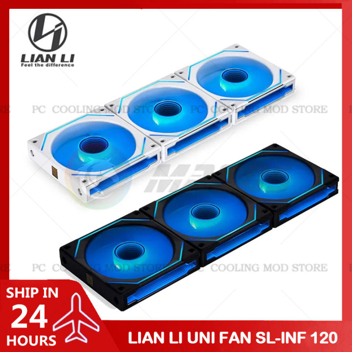 LIAN LI UNI FAN SL-INF 120 Infinity Mirror Fan RGB Case Radiator Cooler ...