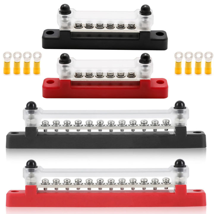 12V Power Distribution Block Bus Bar Marine Bus Bar,150 Amp Battery ...