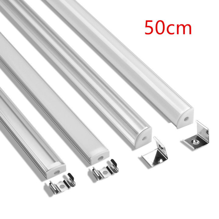 LED perfil aluminio 0.5m for 5630 5050 LED hard light strip U/V shape ...