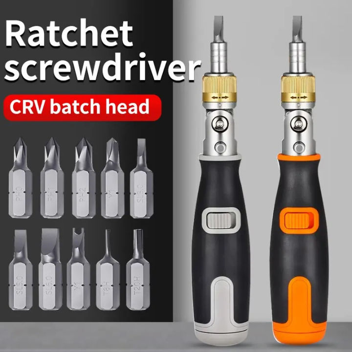 10 In 1 Portable Ratchet Screwdriver Multifunctional Hidden Screwdriver ...