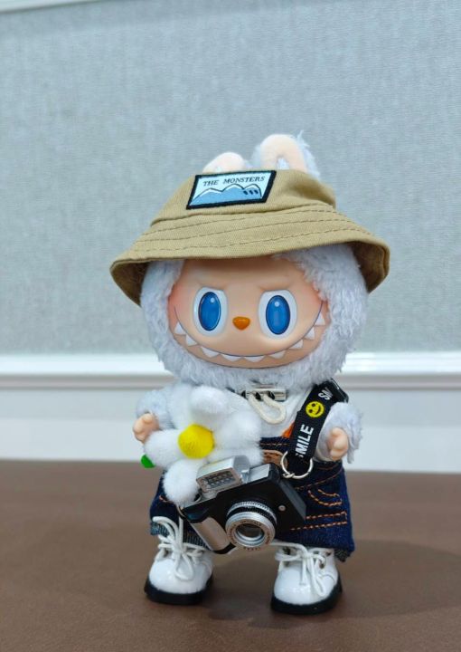 Labubu PU leather shoes and mini camera 17 m. Babydoll supplies | Shop ...