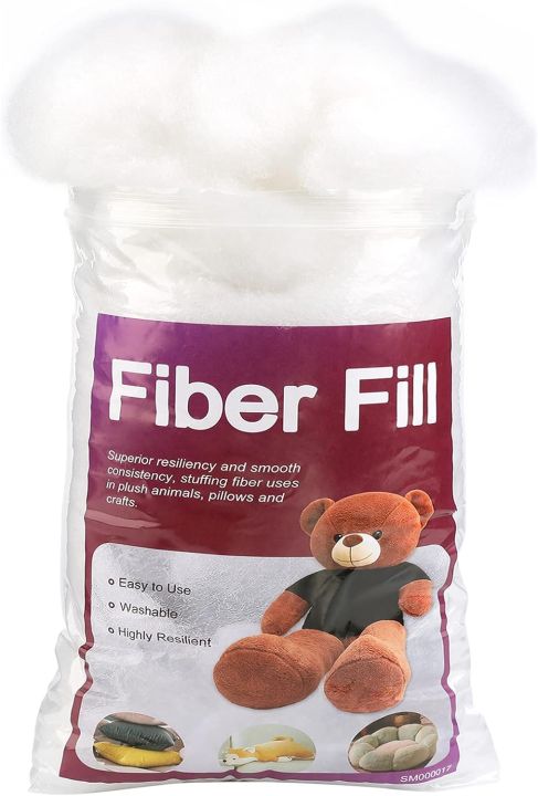 Polyfill Stuffing Fiber Fill White High Resilience Premium Fiberfill ...