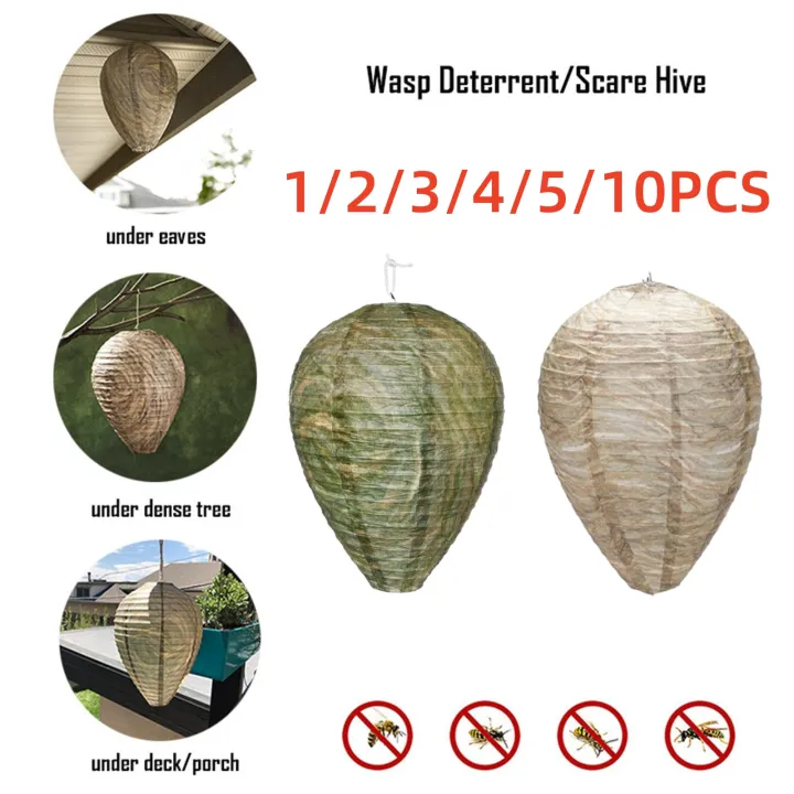 Hanging Wasp Nest Decoy Outdoor Waterproof Fake Wasp Nest Decoy Nest ...