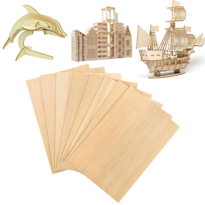 5Pcs/lot Balsa Wood Sheets Ply 100/200/300mm Long 100mm Wide 1/1.5/2 ...