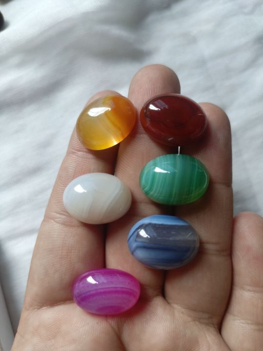 Pack of 6 Sulemani Haqeeq DIFFERENT COLOURES High Quality 100% Natural ...