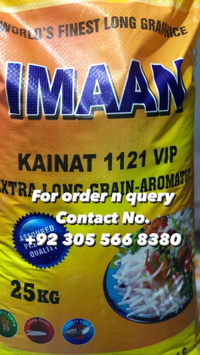 Kainat 1121 VIP Rice 25Kg bag | Daraz.pk