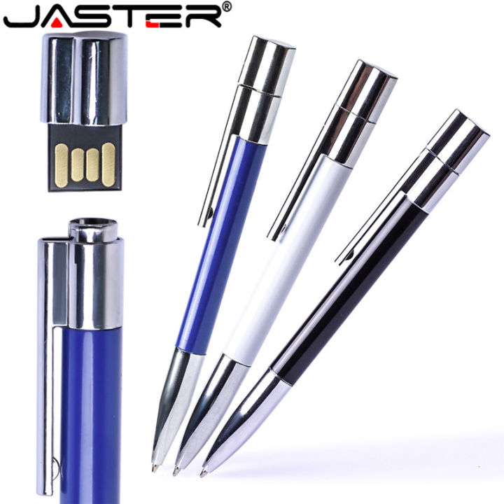 JASTER NEW USB Flash Drive 2.0 Ball Point Pen+Pen Drive 4GB 8GB 16GB ...