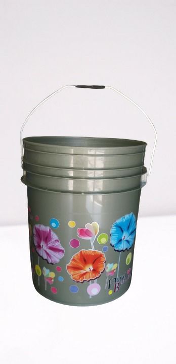 Grey Paint Bucket Type Plastic Bucket 20 Ltr | Daraz.com.np