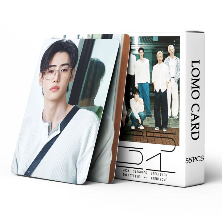 55pcs EN 2026 SEASON'S GREETINGS Photocards Lomo Cards SetPhotocards ...
