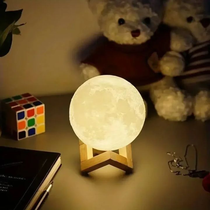 1 LED Moon Light Galaxy Light, DIY Moon Night Light, Girl, Boy, Child ...