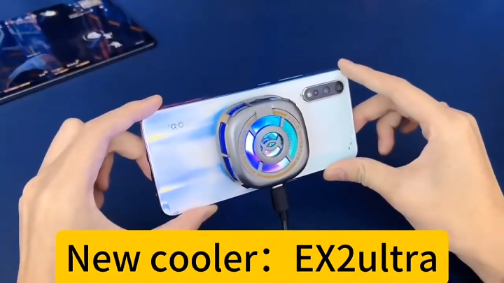 PLEXTONE EX2 Ultra RGB Magnetic Radiator Phone Cooler – 7 Fan High ...
