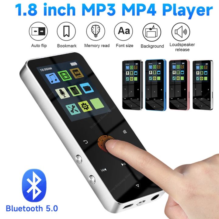 NEW MP4 Player Bluetooth-compatible 5.0 Portable MP3 MP4 Player 1.8 ...