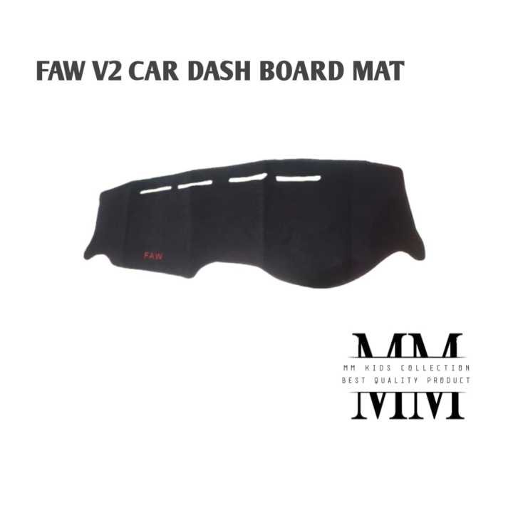 Faw V2 car dash board mat | Daraz.pk