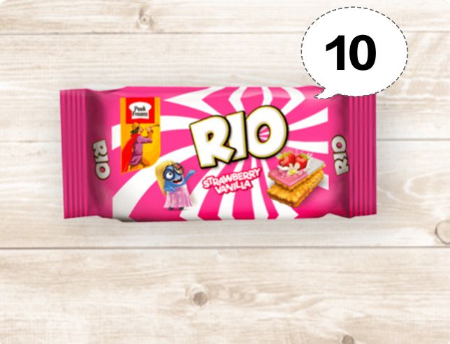 Peek Freans Rio Strawberry Vanilla Ticky Pack | Daraz.pk
