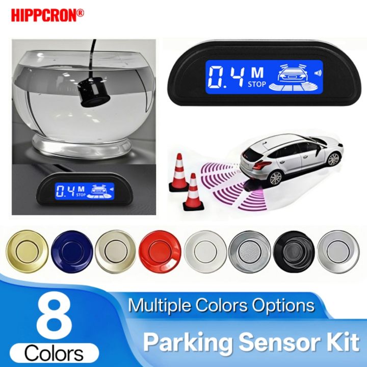 Hippcron Parking Sensor Kit For Car With Auto Parktronic Reverse LED ...