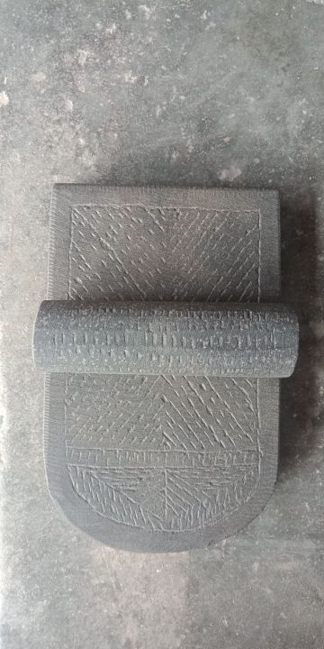 sill pata black stone indian black stone sill pata patha putho 9 inches ...